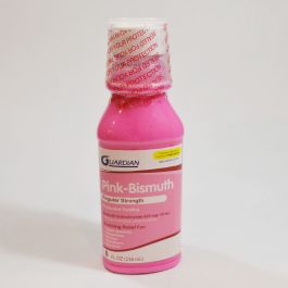 Pink Bismuth Liquid compare to Pepto Bismol