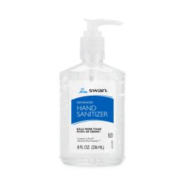 Swan Hand Sanitizer, 8 oz. Pump Bottle, One