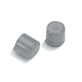 Medline Walker Glide Caps Gray 1in 12Ct