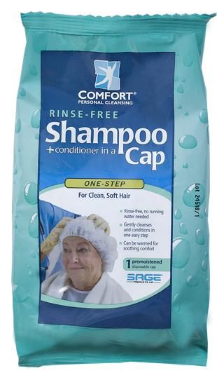 Comfort Rinse-Free Shampoo and Conditioner Cap 1Ct