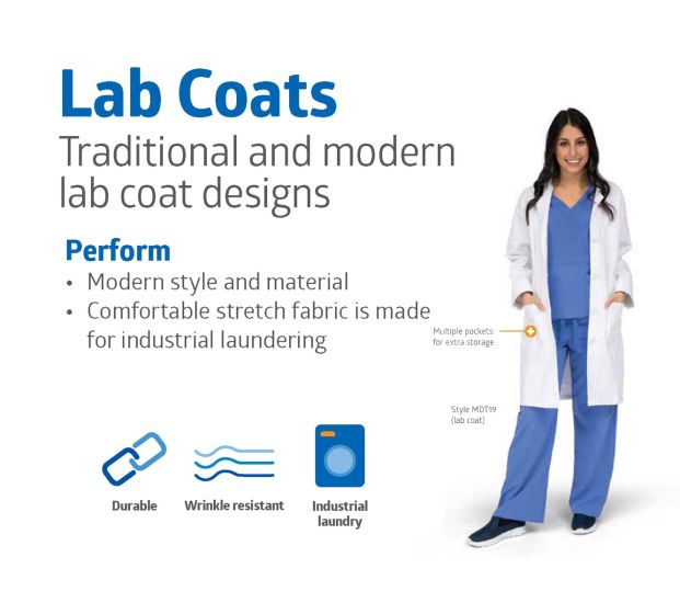 Medline Unisex Staff Length Lab Coat - Shop All