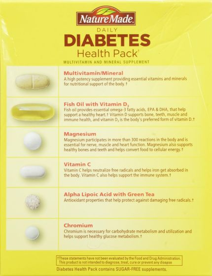 Nature Made Diabetes Health Pack 30Ct