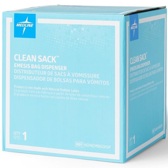 Medline Emesis Sick Vomit Bag Dispenser 6Ct