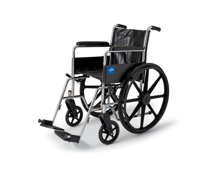 Excel 2000 Wheelchair Full Arm Elevating Leg 18in Seat 1Ct