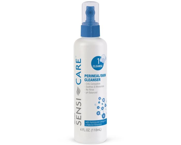 Sensi-Care No-Rinse Perineal and Skin Cleanser Spray 4oz 48Ct