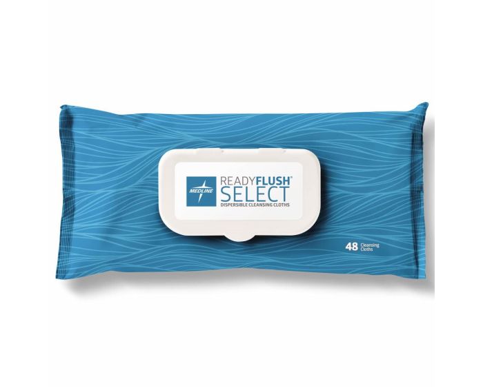 ReadyFlush SELECT Biodegradable Flushable Wipes 48Ct