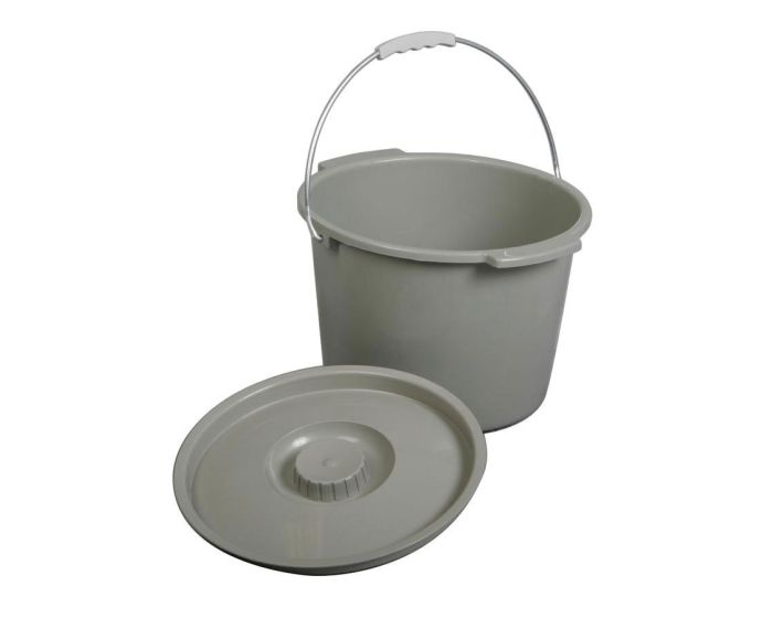 Guardian Replacement Commode Bucket with Lid/Handle 1Ct