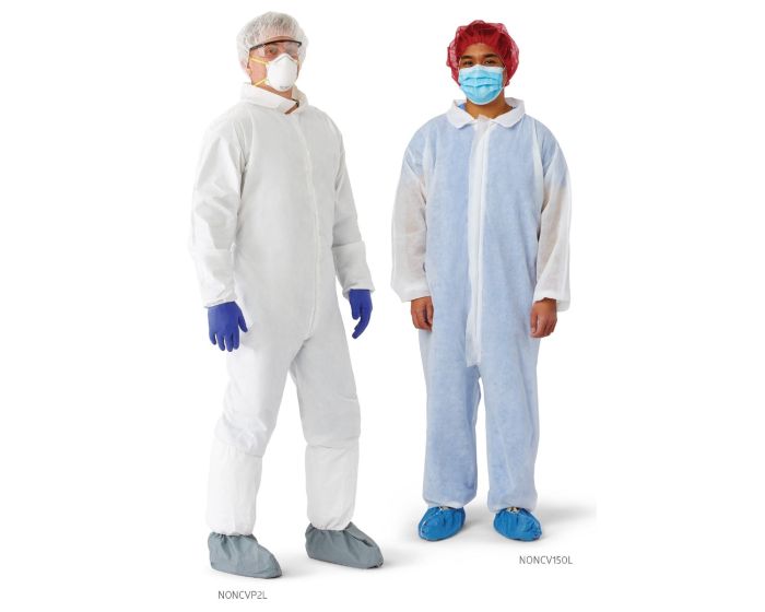 Medline Heavyweight Spunbond Poly Coveralls - Shop All