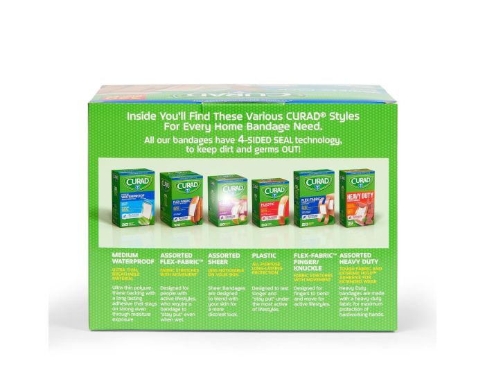 CURAD Variety Pack Assorted Bandages
