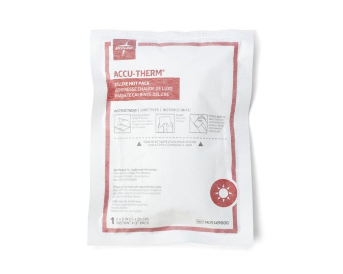 Medline Accu-Therm Deluxe Instant Hot Pack 6x8 24Ct