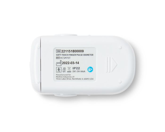 Medline Soft-Touch Bluetooth Fingertip Pulse Oximeter