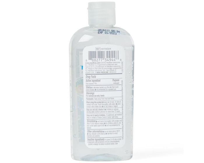 Medline Spectrum Advanced Hand Sanitizer Gel 4oz 1Ct