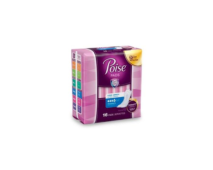 Poise Moderate Absorbency Incontinence Pads