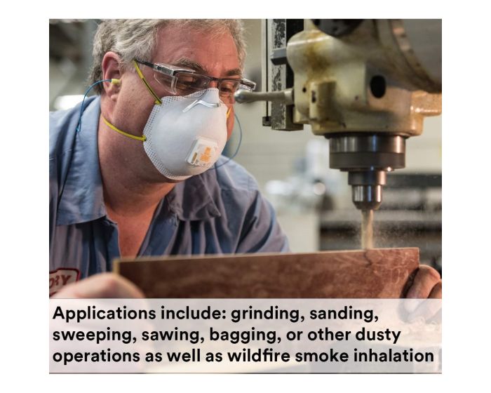 3M 8511 N95 Respirator Face Mask with Cool Flow Valve 10Ct