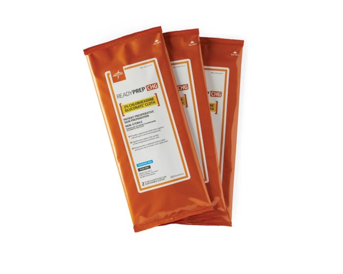 ReadyPrep CHG 2% Chlorhexidine Gluconate Cloths 96Ct