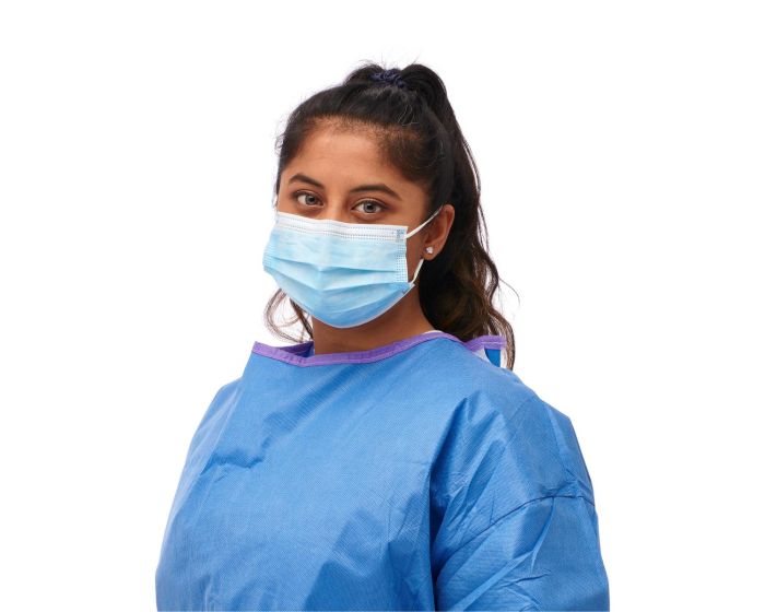 Medline ASTM Level 1 Blue Face Mask 1000Ct