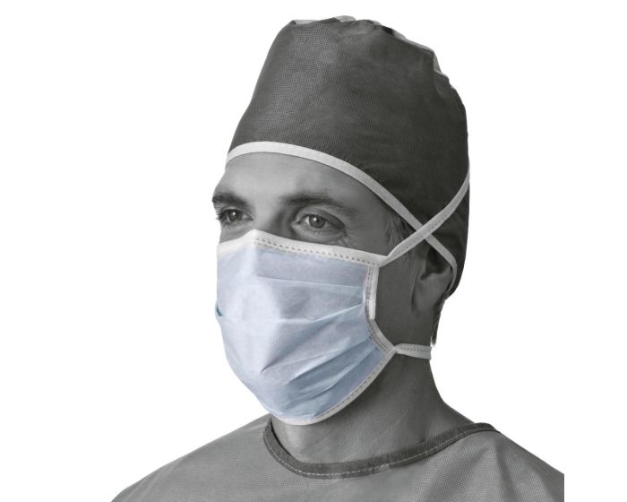 Medline ASTM Level 1 Face Mask with Horizontal Ties 50Ct