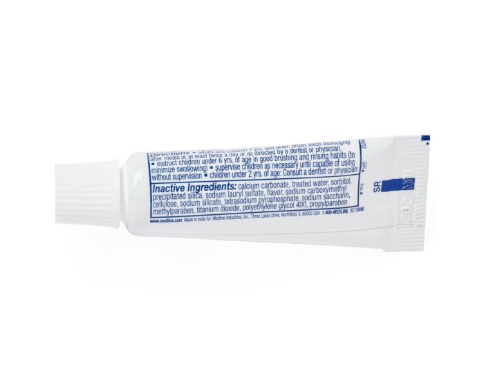 Medline SparkleFresh Toothpaste .85oz 144Ct