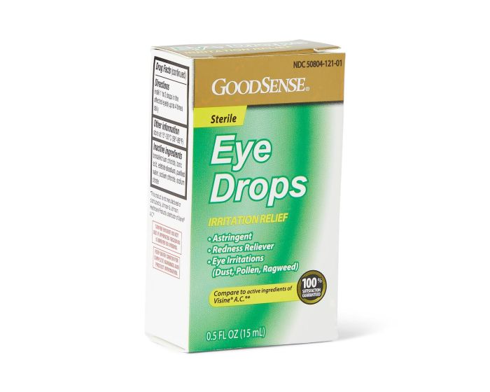 GoodSense Irritation Relief Eye Drops 15 mL 1Ct