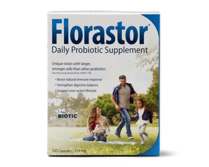 Florastor Daily Probiotic Supplement 250mg 100Ct