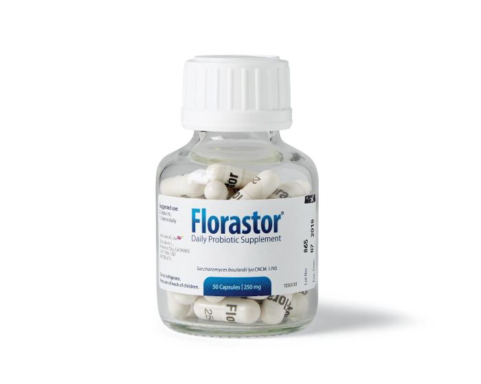 Florastor Daily Probiotic Supplement Capsule 250mg 50Ct