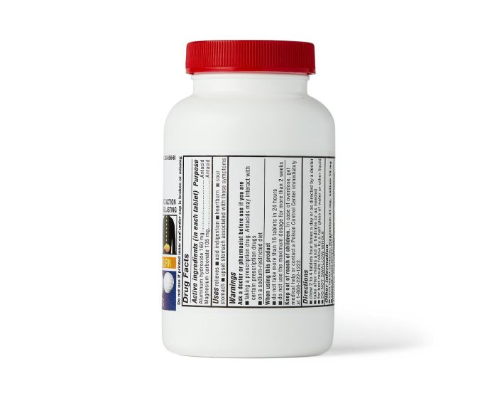 Major Acid Gone Chewable Antacid Tablet 100Ct