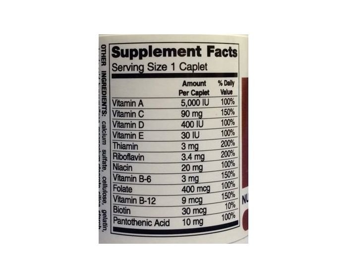 GeriCare Thera Vitamin Caplets 100Ct