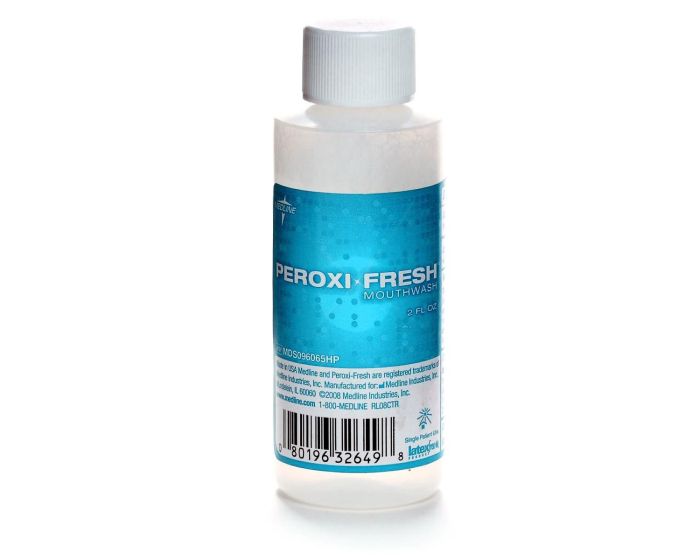 Medline Peroxi-Fresh Hydrogen Peroxide Mouthwash - All
