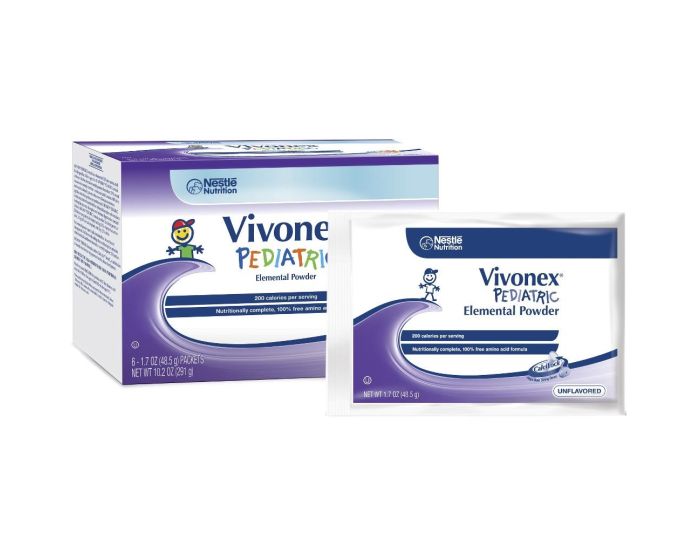 Vivonex Pediatric Elemental Powder Packets - Shop All