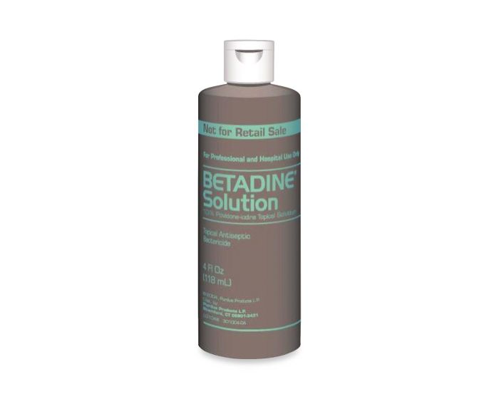 Betadine 7.5% PVP Iodine Surgical Scrub Solution 4oz 36Ct