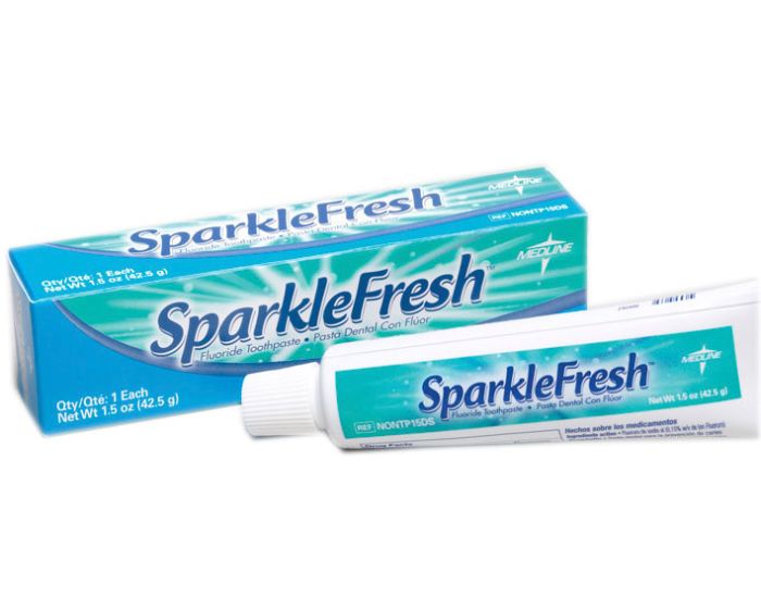 Medline SparkleFresh Fluoride Toothpaste - Shop All