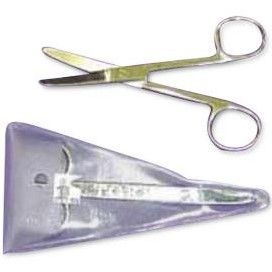 Curved Ostomy Scissors, Blunt Tip, 6in, Each