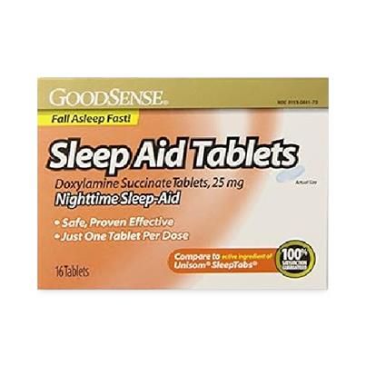 GoodSense Sleep Aid Doxylamine Succinate 25mg 16Ct
