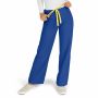 AngelStat Unisex Reversible Scrub Pants with Drawstring Waist, Sapphire ...