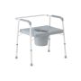 Medline Steel Bariatric Commode 650lb 2Ct