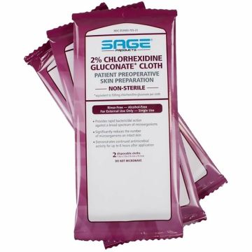 ReadyPrep CHG 2% Chlorhexidine Gluconate Cloths 96Ct