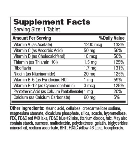 GeriCare One Daily Multivitamin Tablet 100Ct