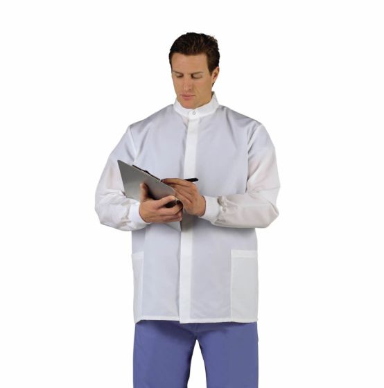 Fluid-Resistant Unisex Barrier Short Lab Coat - Shop All