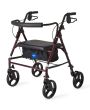 Medline Basic Steel Heavy-Duty Bariatric Rollator 1Ct