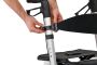 Medline Simplicity 2 Rollator 300lbs Silver 1Ct