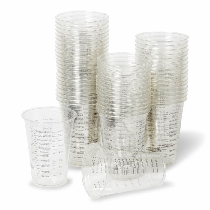 Disposable Graduated Cold Plastic Drinking Cups 10 oz.