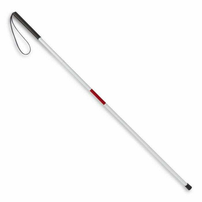 Medline White Cane for Blind/Vision Impaired 1ct