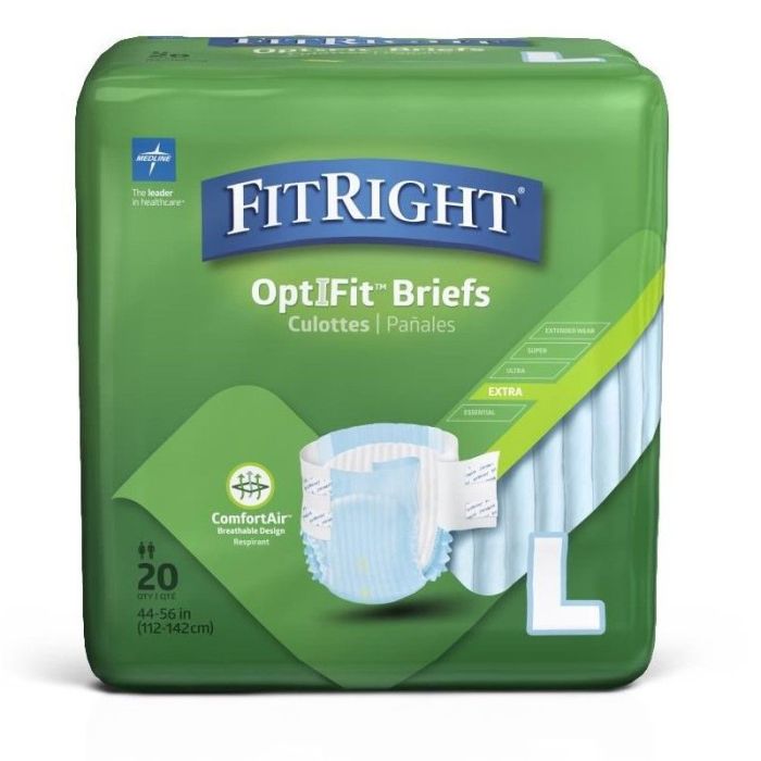 Medline FitRight OptiFit Extra Disposable Briefs - Shop All