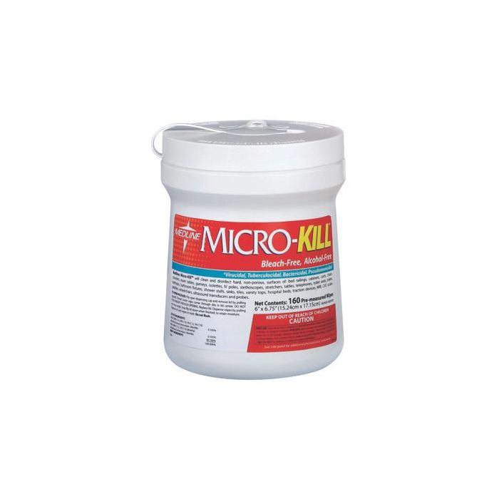 Medline Micro-Kill Disinfectant Wipes 6x6.75 1920Ct