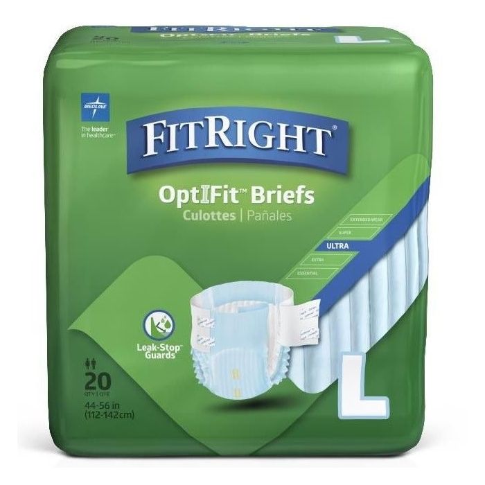 Medline FitRight OptiFit Ultra Disposable Brief - Shop All