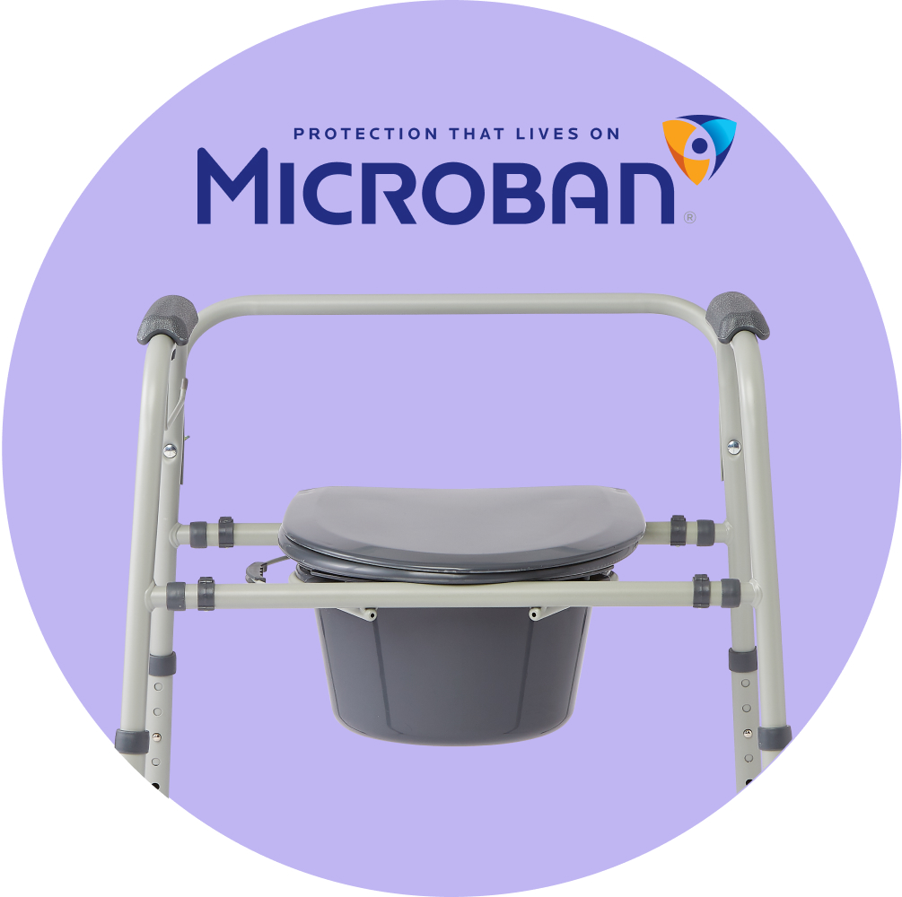 Steel Commode With Microban