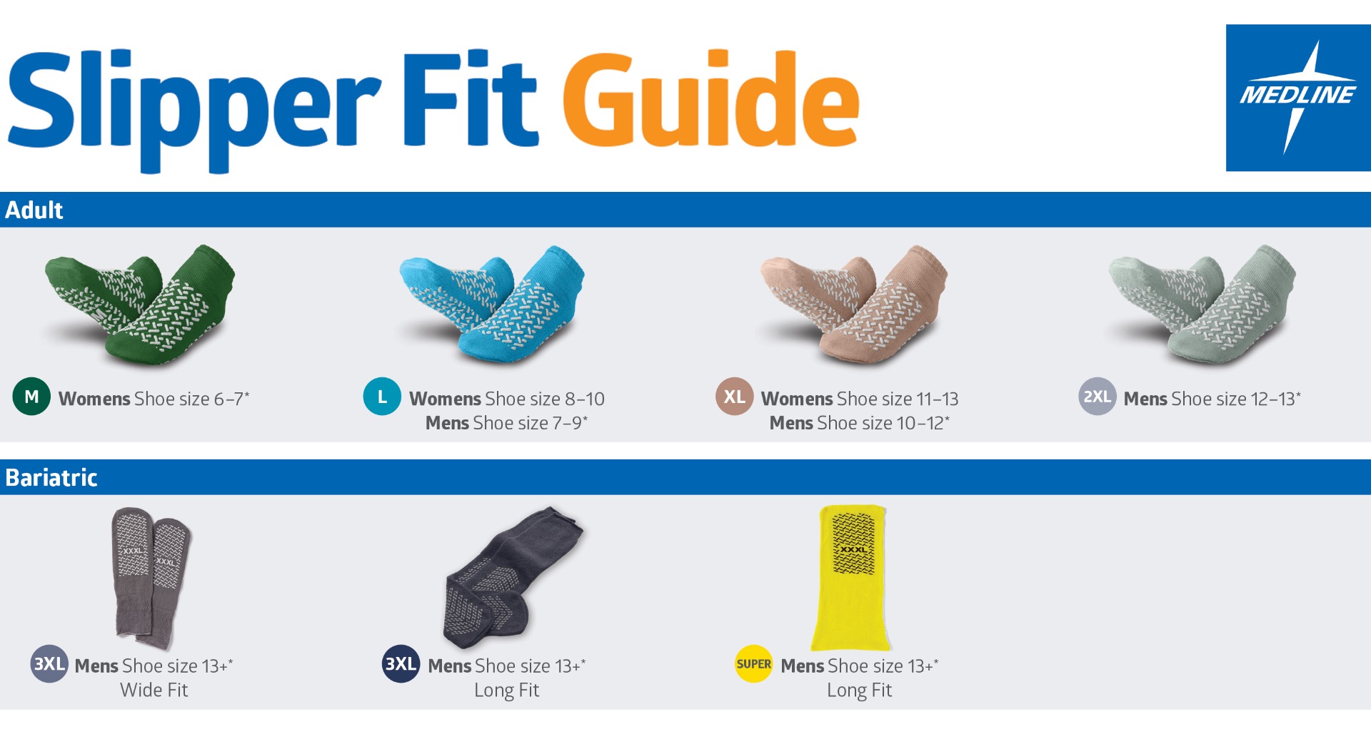 Medline Double-Tread Terrycloth Slippers - Shop All